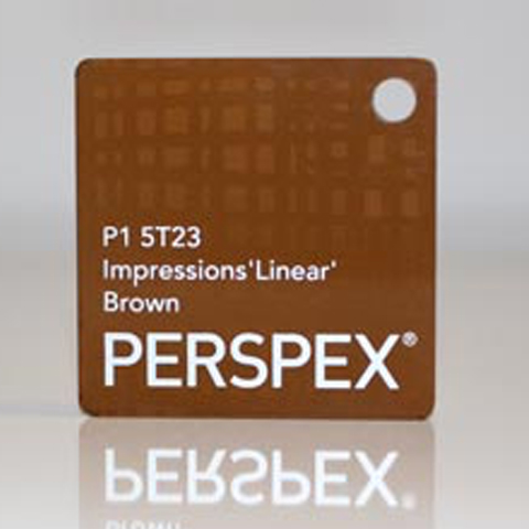 PERSPEX® IMPRESSIONS LINEAR Brown - Mitchell Group Australia